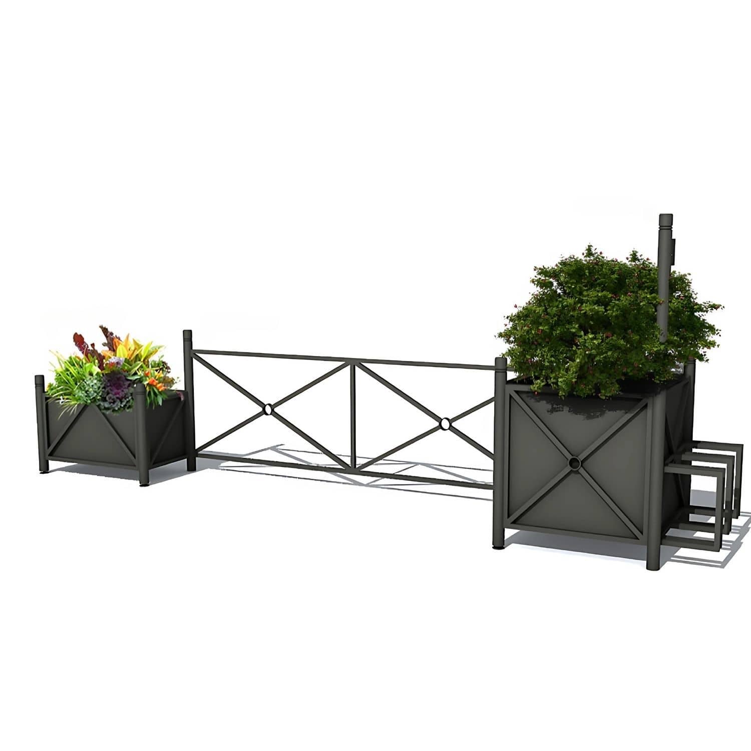 Fence with bars - Urbana Set 2 - Terra Group - for public spaces ...