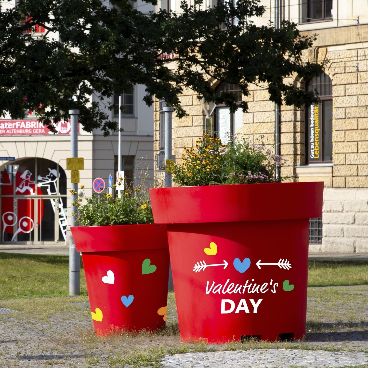 Planter decorative sticker - Plant Pot Stickers - Terra Group