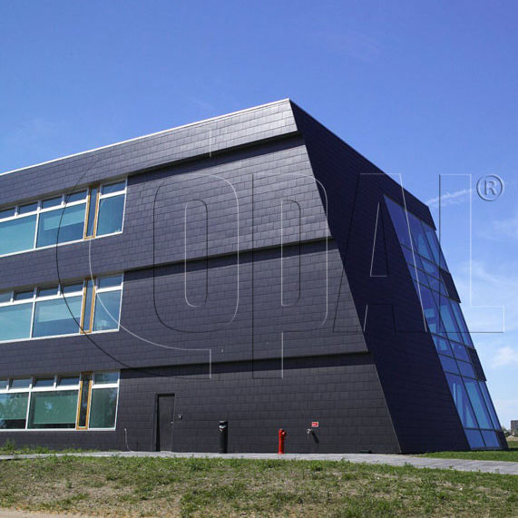 Panel cladding - CEMBRIT METRO - Copal - fiber cement / smooth / painted