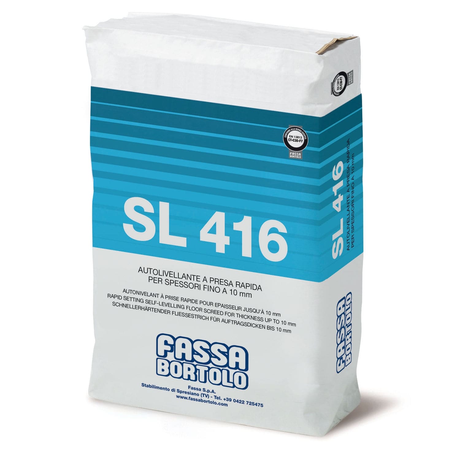 Leveling screed - SL 416 - Fassa Bortolo - quick-drying / cement