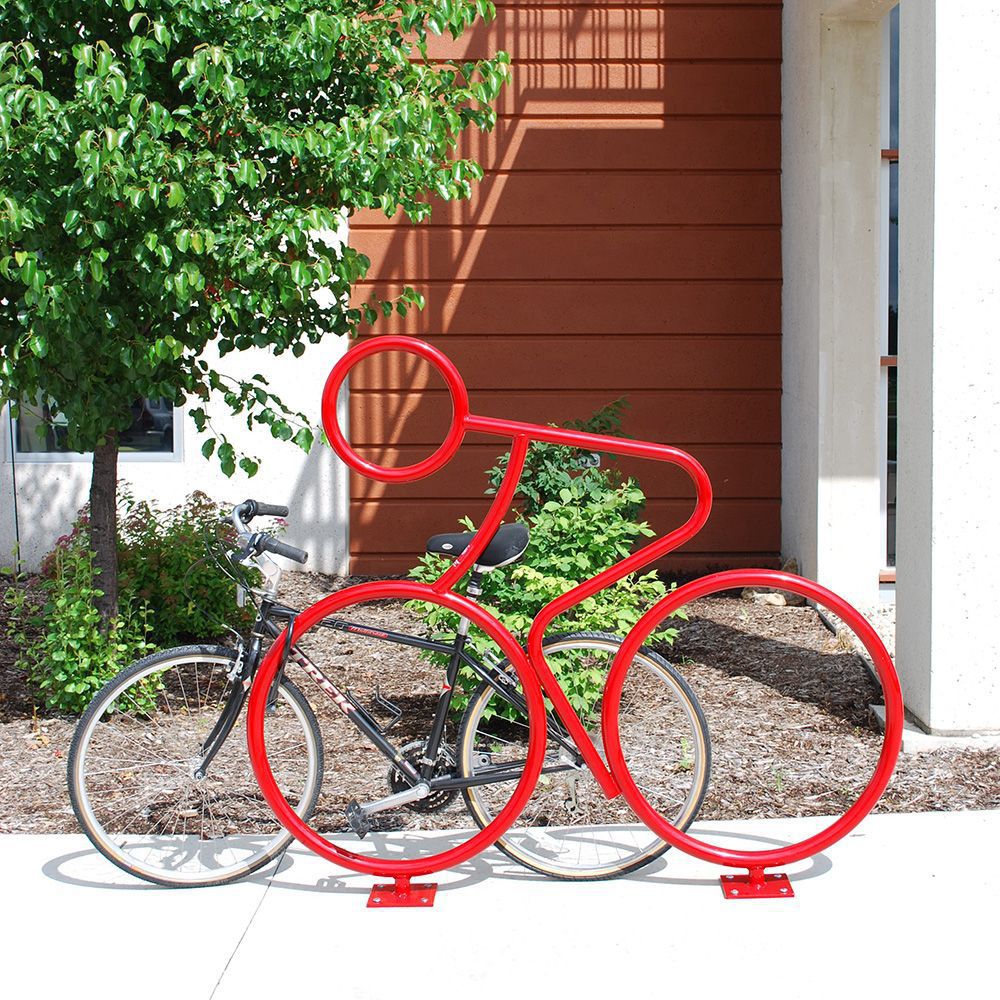 Floor-mounted bike rack - ADVOCATE™ - Madrax - galvanised steel ...