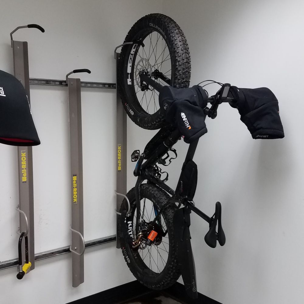 Wall-mounted bike rack - WRK - Madrax - vertical / interior ...