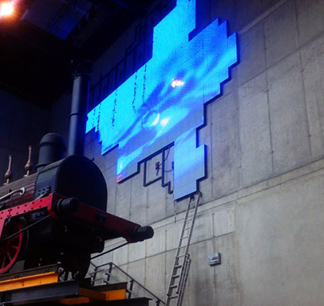 Ceiling LED panel - WALLTILE - ARCH Led - wall-mounted / media facade ...