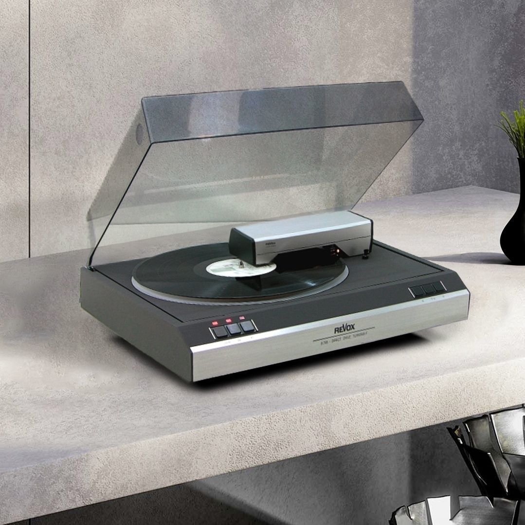 Manual turntable - B795 - Revox - belt-driven / 33 / with integrated ...
