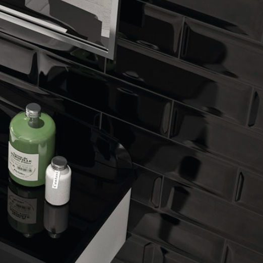 Porcelain tile - ADAMAS ATER - StonePeak Ceramics - high-gloss / indoor ...