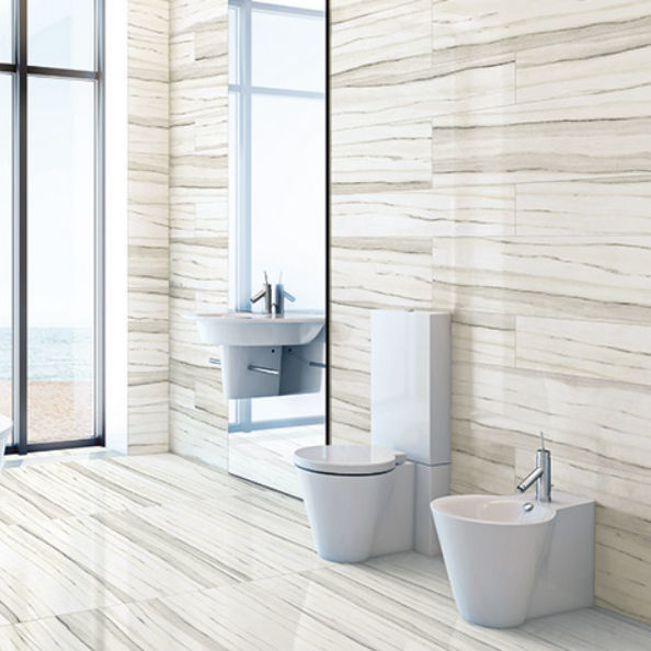 Porcelain tile - CALACATTA - StonePeak Ceramics - polished / indoor ...