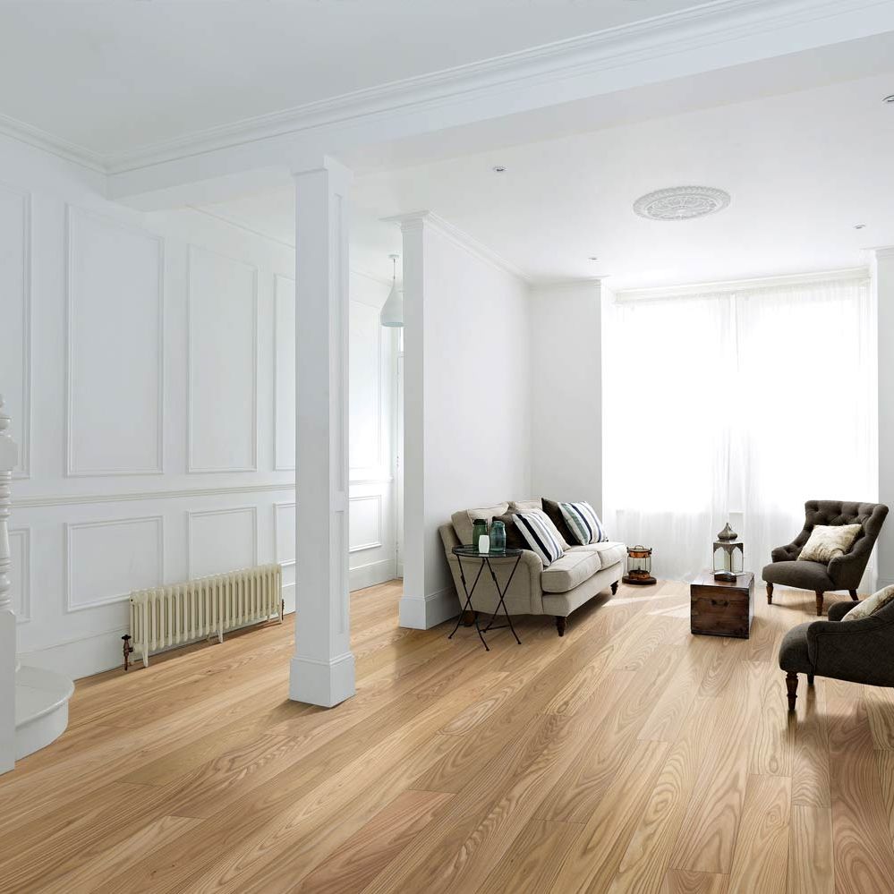 Engineered parquet floor - NATURA - CP PARQUET - elm / brushed / varnished