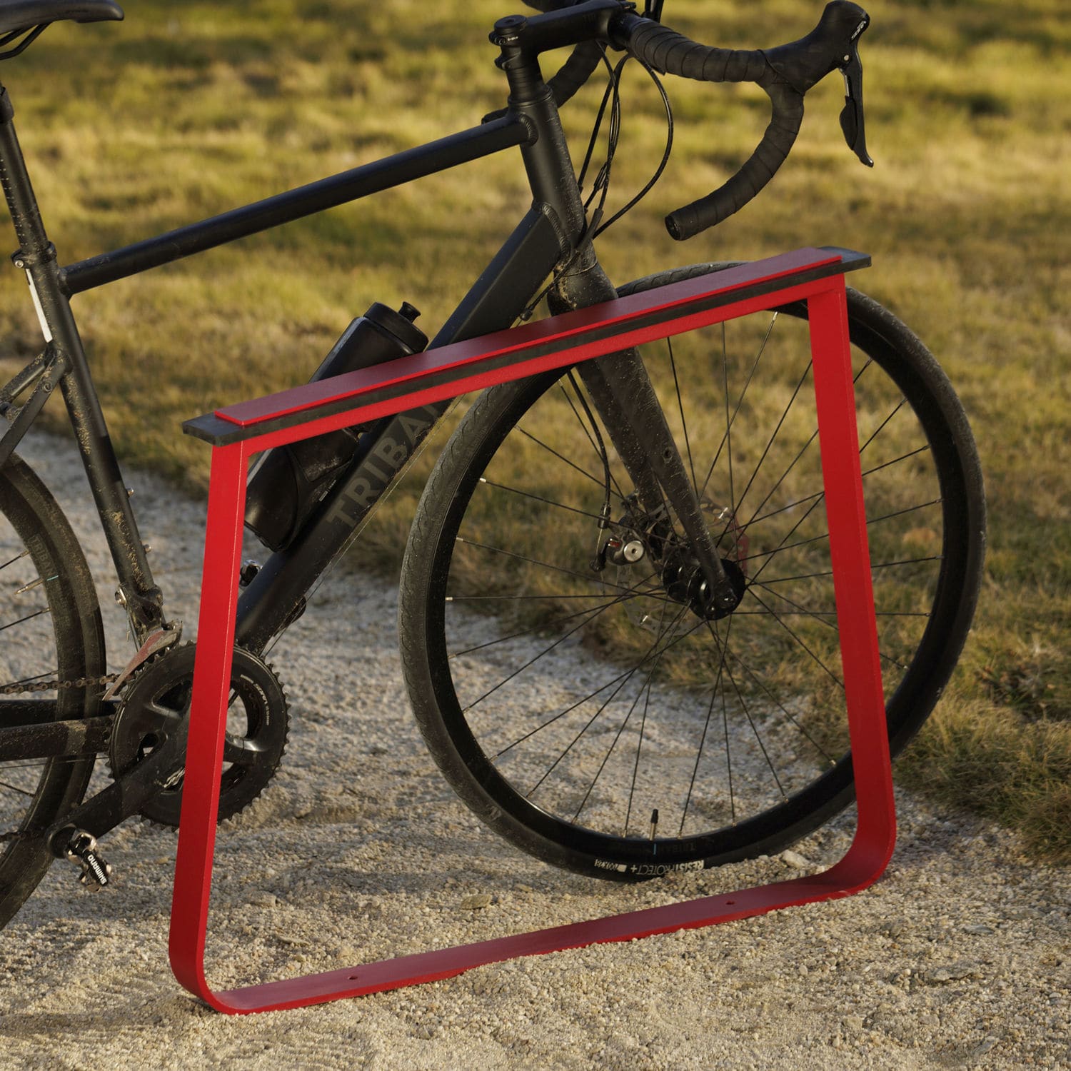 Floor-mounted bike stand - I33-101 - egoé - galvanised steel / thermo ...