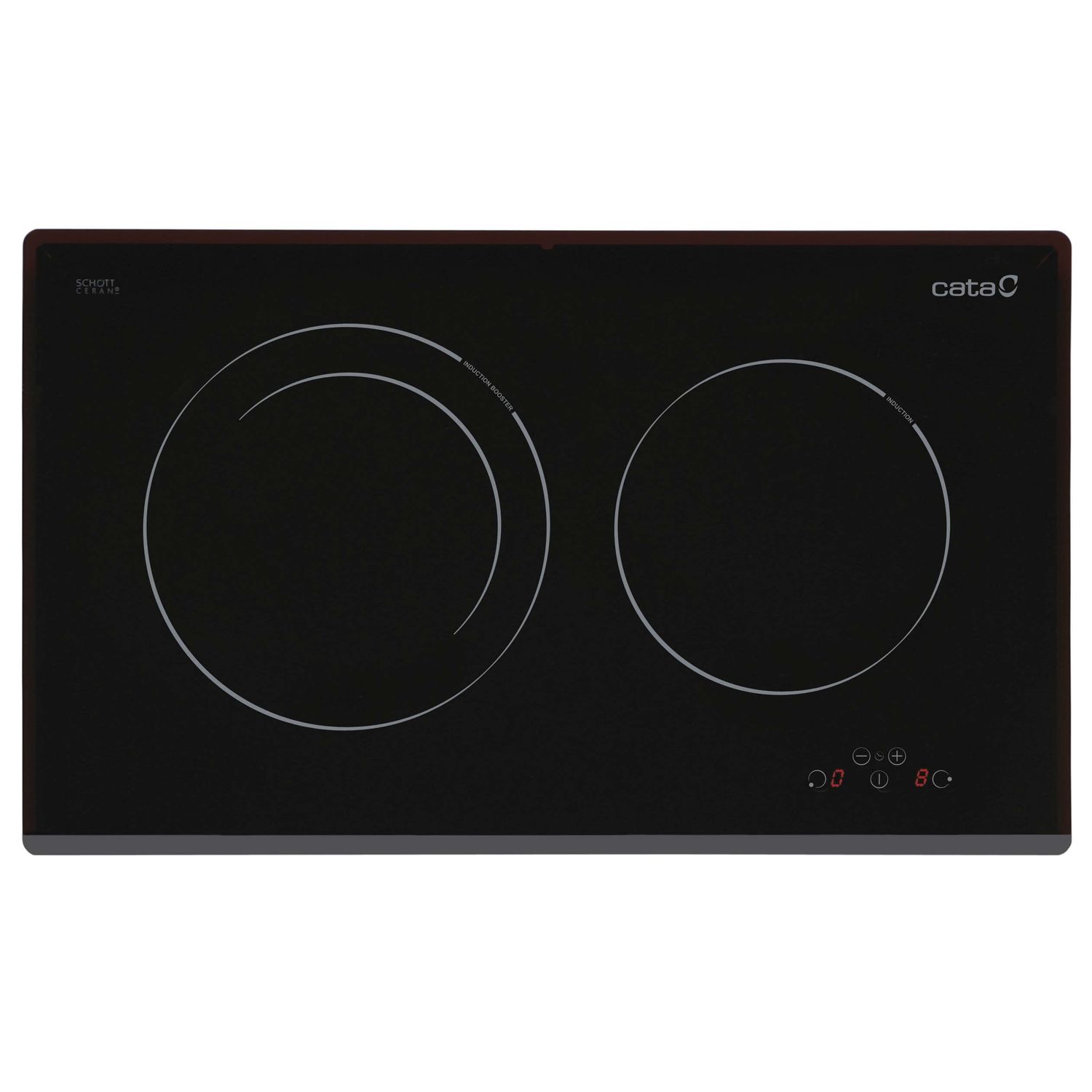 Induction cooktop - IB 2 PLUS BK - CATA - 2 burner / built-in / with ...