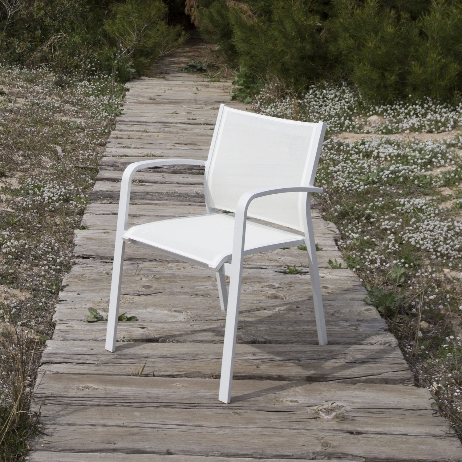 Contemporary chair - LIZ - GreenDesign - garden / patio / poolside