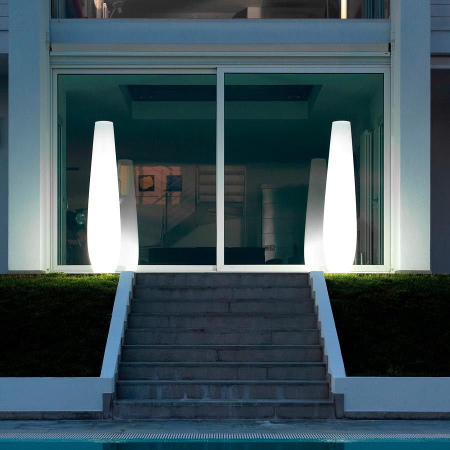 Contemporary light column - DELOS - GreenDesign - polyethylene / outdoor