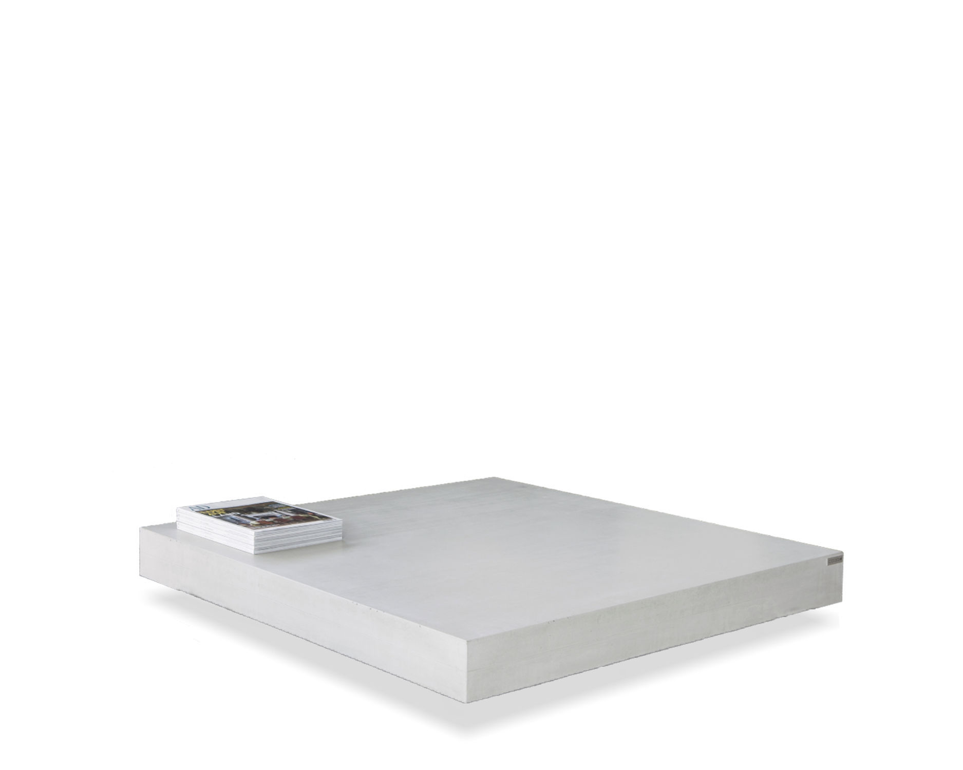 Contemporary coffee table - tabula altus - CO33 - concrete / silicone ...