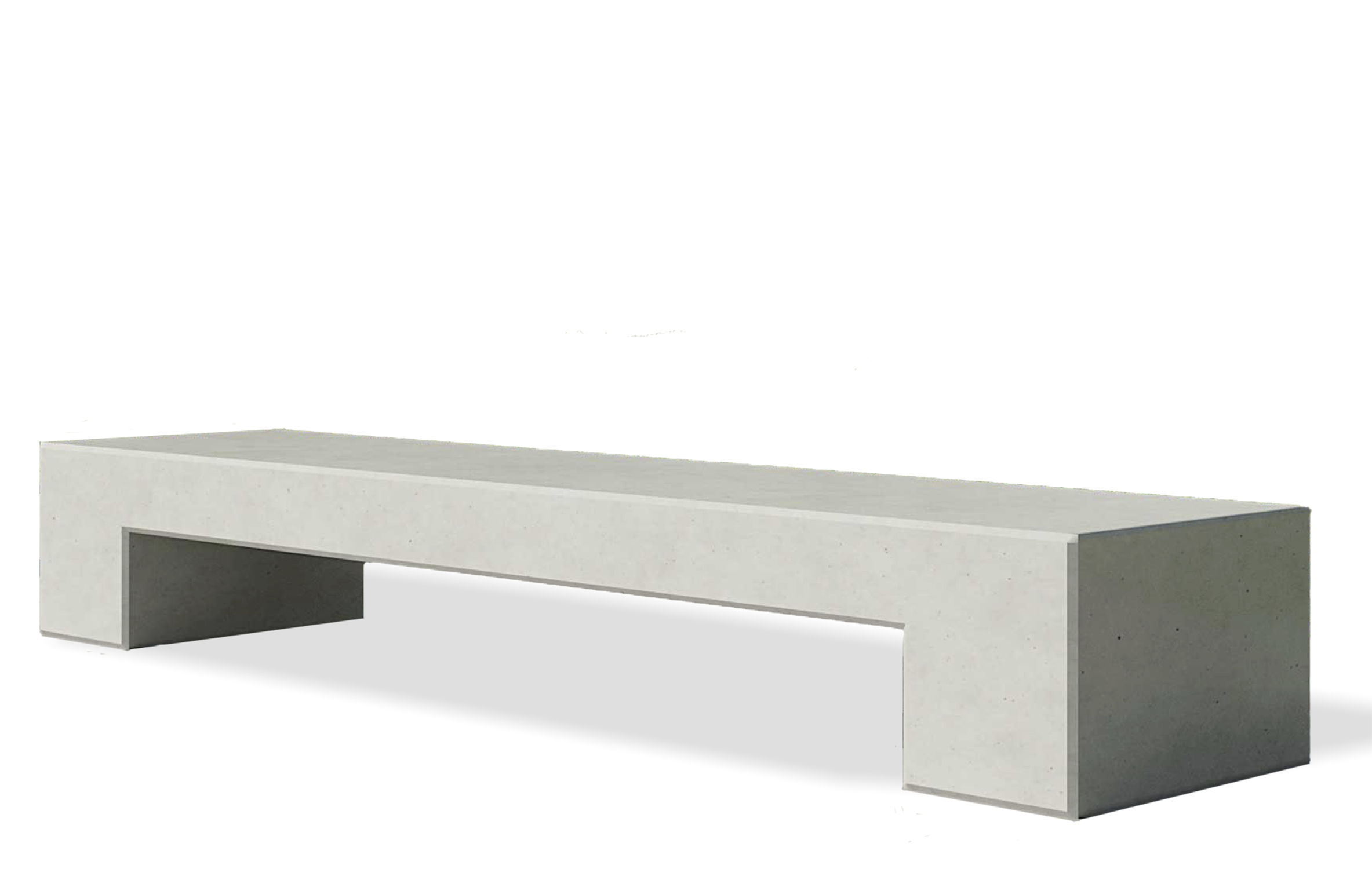Contemporary public bench - angulus sedes latus - CO33 - concrete ...