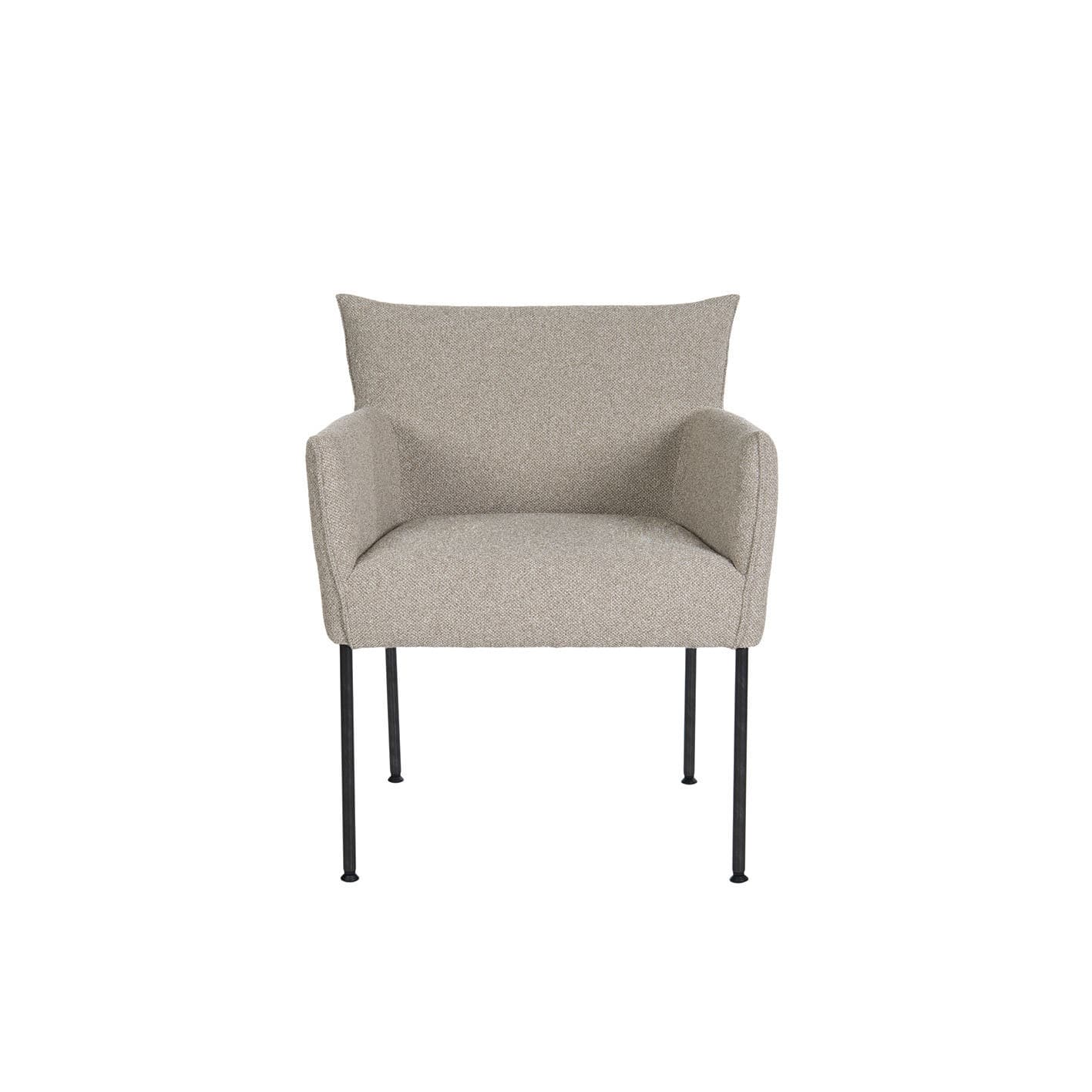 Contemporary dining chair - Forward - Jess - indoor / fabric / leather