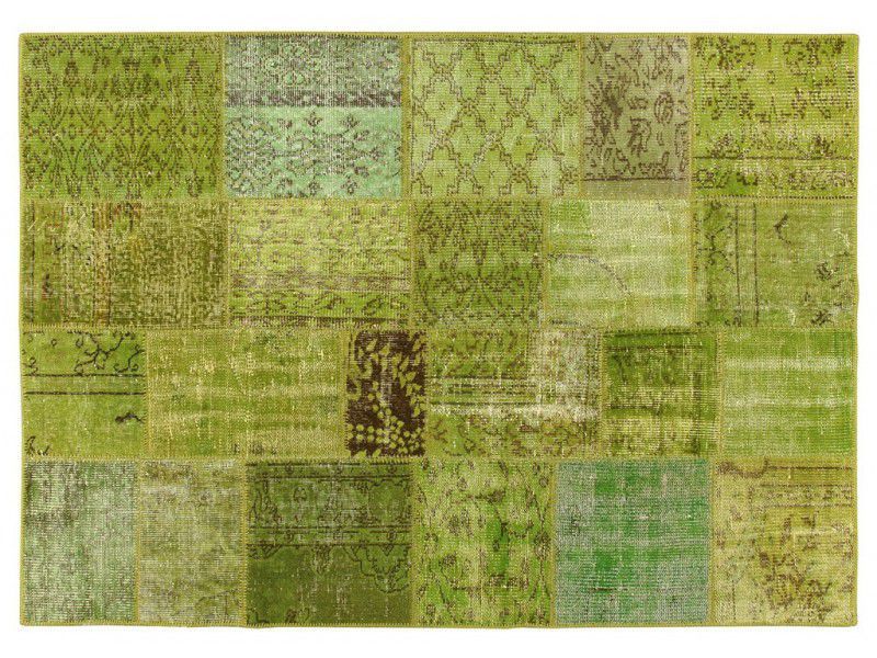 Contemporary rug - ANATOLIAN - AMINI - patchwork / wool / rectangular