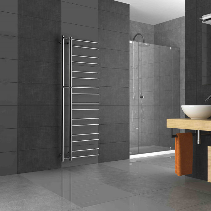 Hot water towel radiator - THEIA - PMH - electric / 0...500 w ...