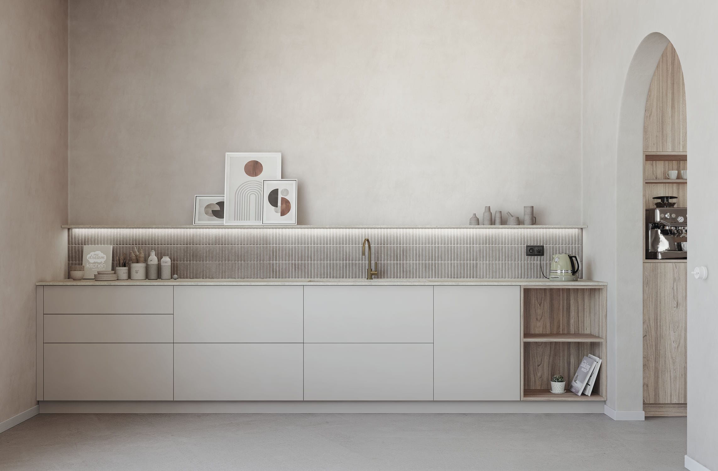 Contemporary kitchen - Tmatt Cotton - Transformad - wooden / medium ...