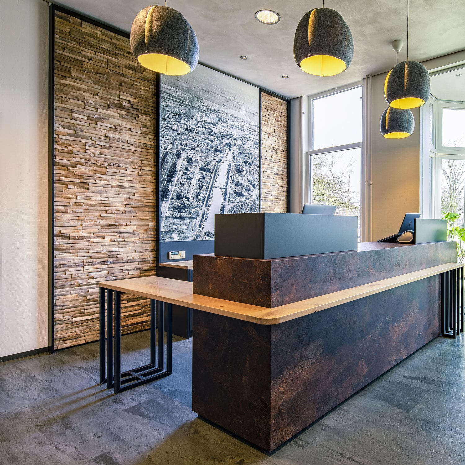 Reclaimed teak wall cladding panel - JAVA - Teakwall - interior / glued ...