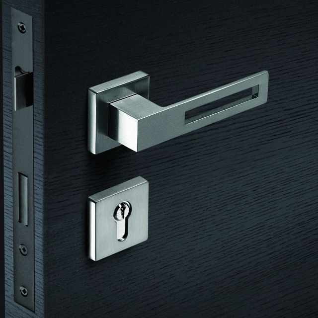 Door handle - S-CUBE - CEBI AS - zinc / contemporary
