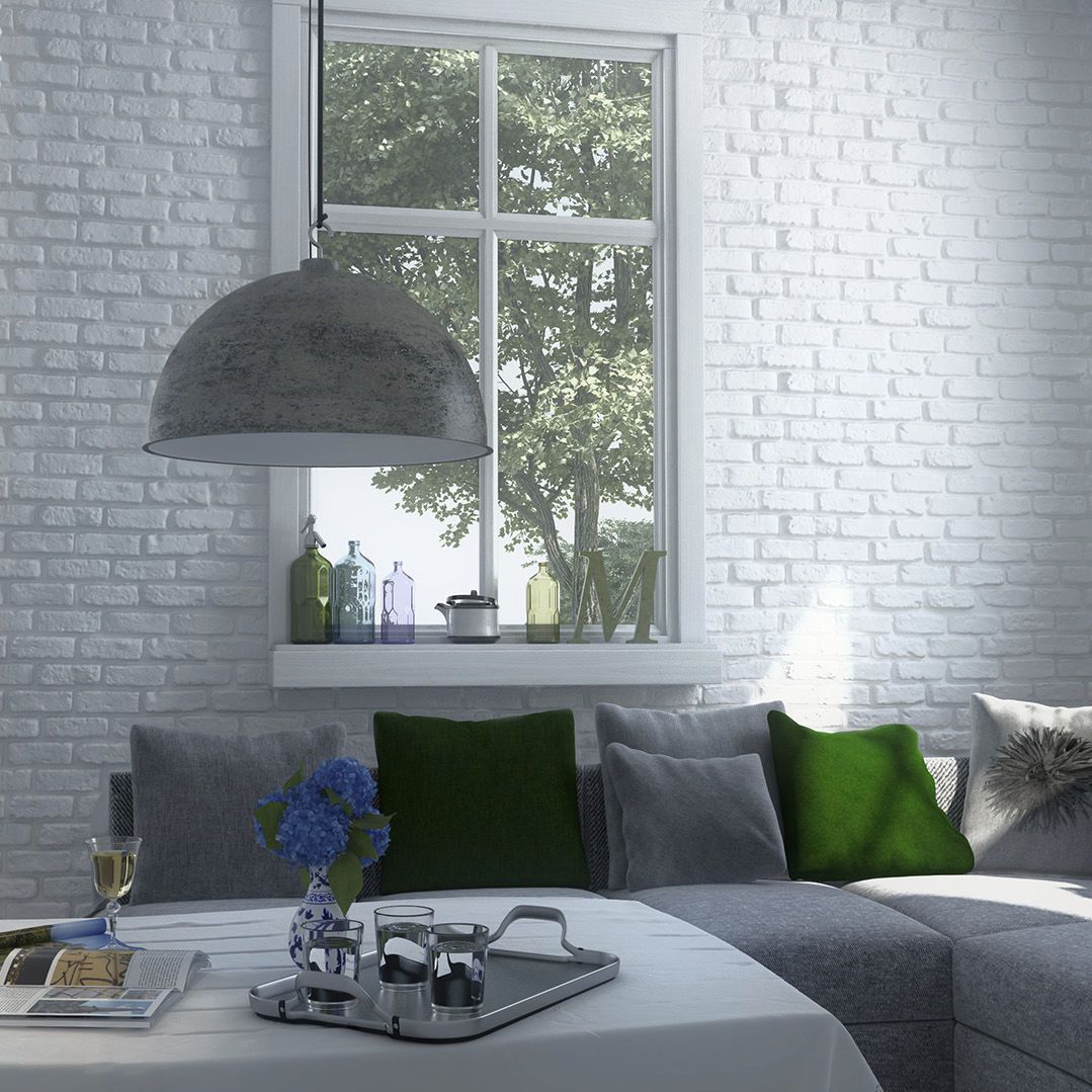 Brick look wall cladding panel - LOFT - STEGU SP. Z O.O. - cement ...