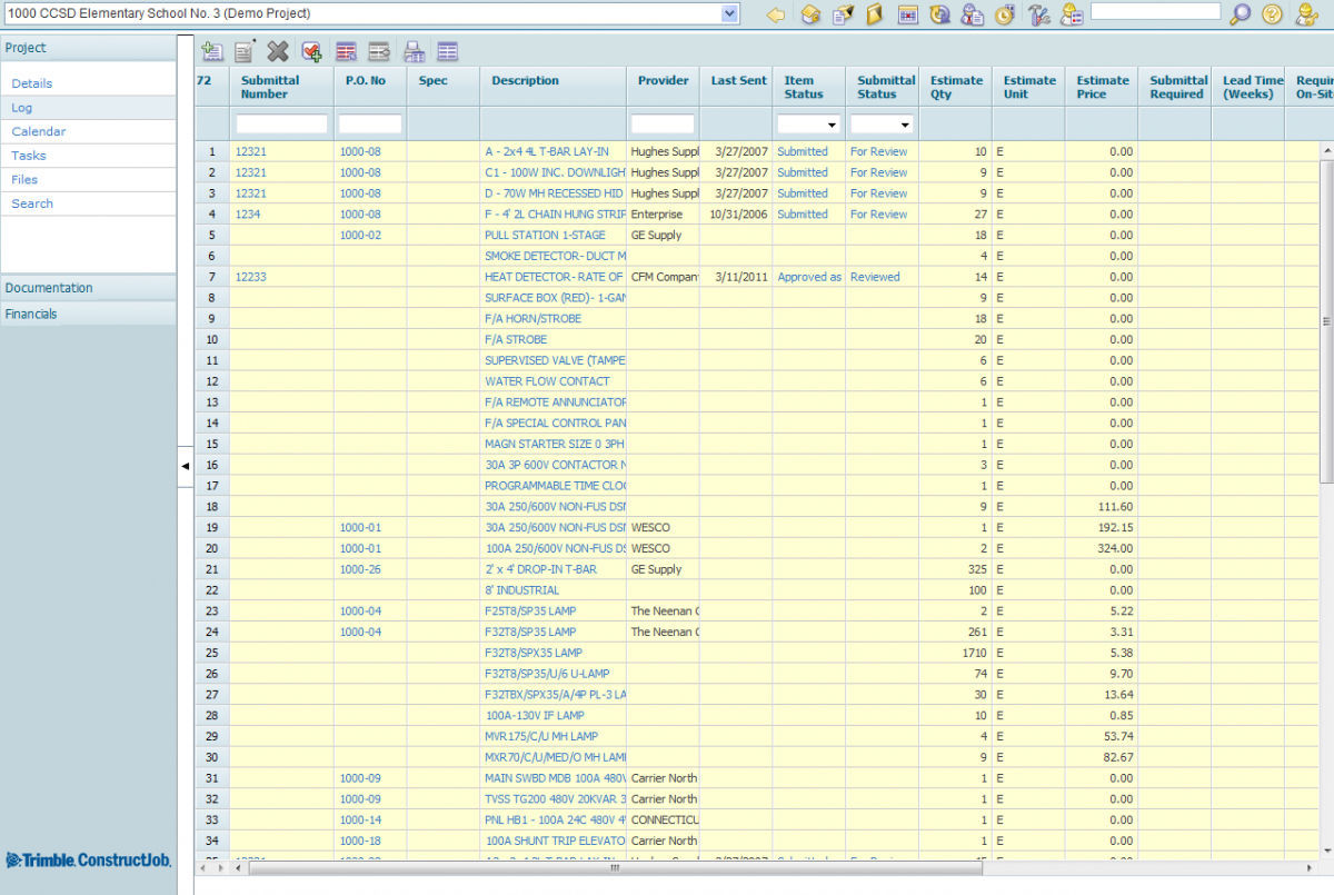 Project management software - CONSTRUCTJOB - TRIMBLE MEP FRANCE ...