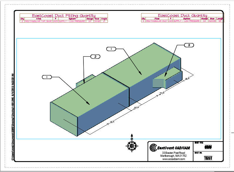 CAD software - EC-CAD - TRIMBLE MEP FRANCE - 3D