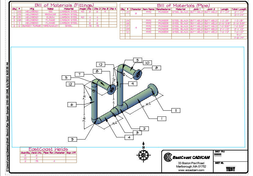 CAD software / 3D - EC-CAD - TRIMBLE MEP FRANCE