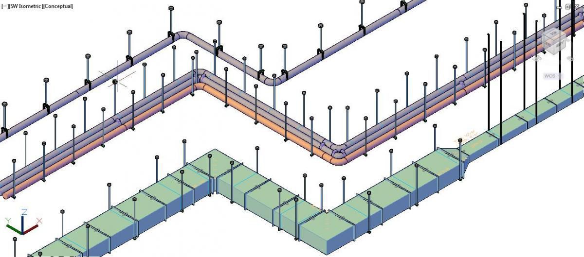 CAD software - EC-CAD - TRIMBLE MEP FRANCE - 3D