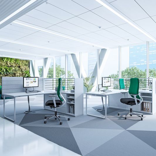 Workstation desk - PLAY&WORK - Nowy Styl - free-standing / 2-4 person ...