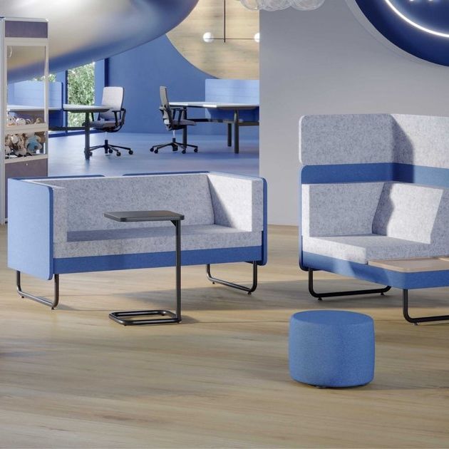 Modular sofa - PLAY&WORK - Nowy Styl - contemporary / gray / brown