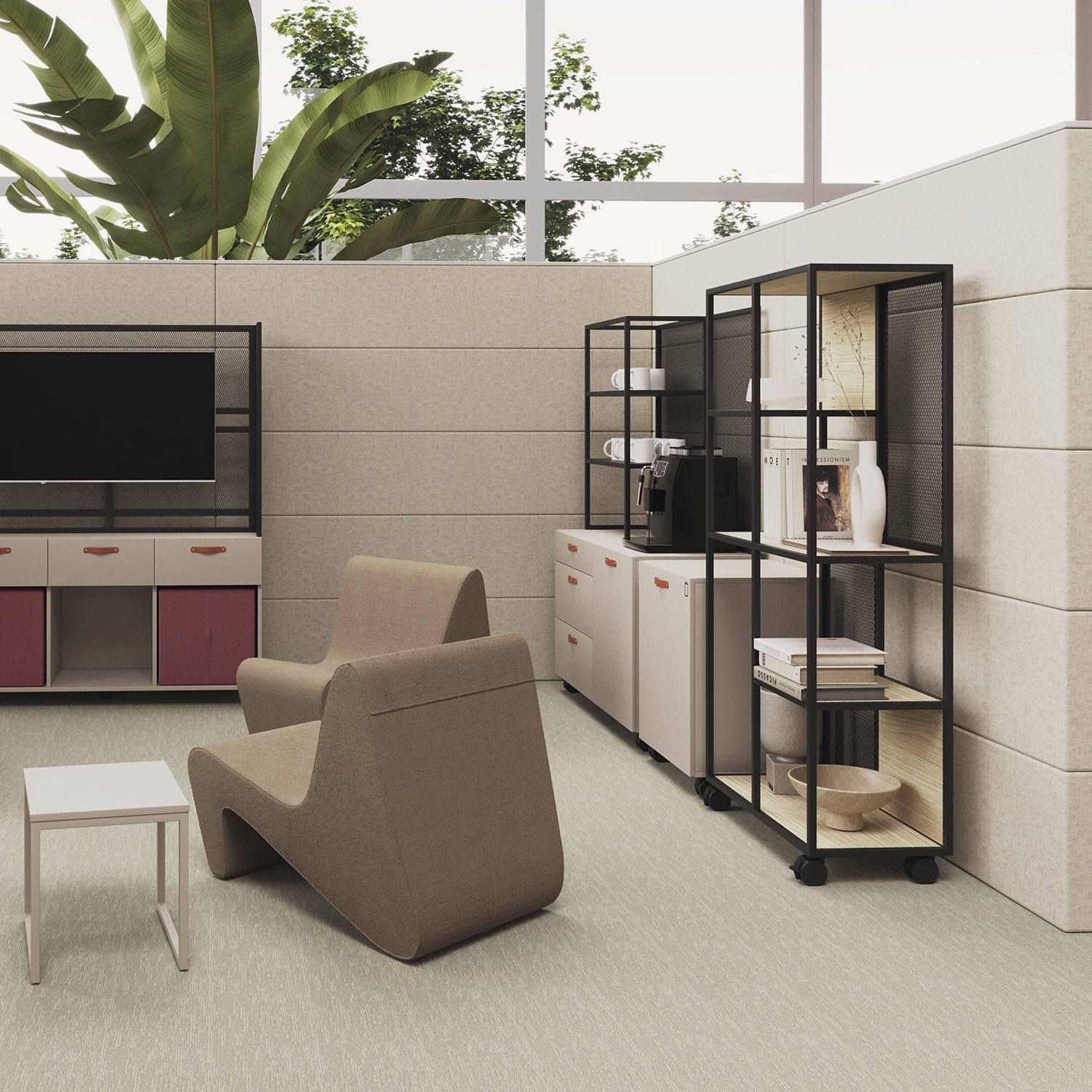 Metal office unit - OFFA - Nowy Styl - 1-drawer / 3-drawer / mobile