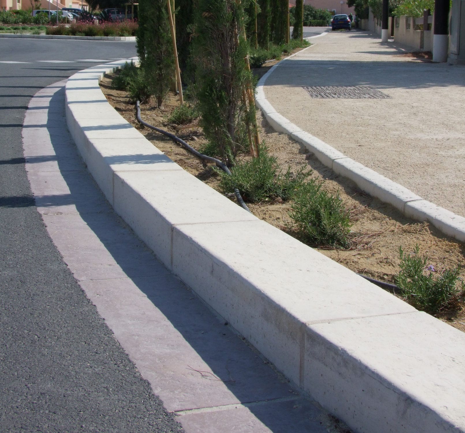 Sidewalk edge - BO02 - REPLIK - concrete / commercial / outdoor