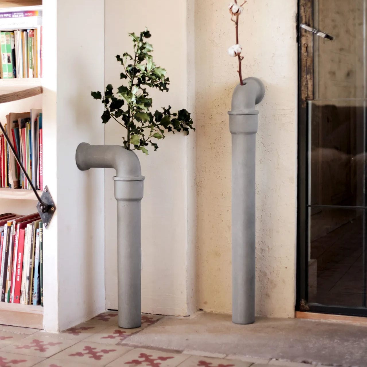 Fiber-reinforced concrete flower pot - PIPELINE - Lyon Béton - free ...