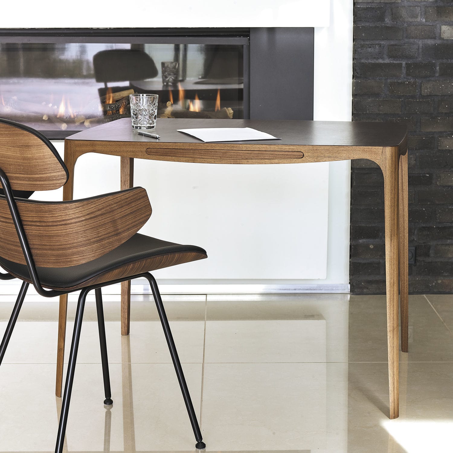 Free-standing desk - AK 1310 - Naver Collection - contemporary / oak ...