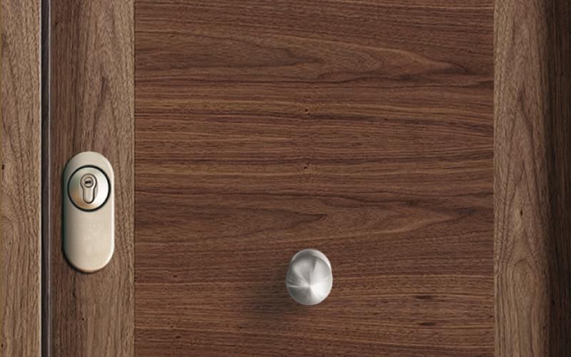 Interior door - H MODEL - NORMA DOORS - walnut / swing / without glazing