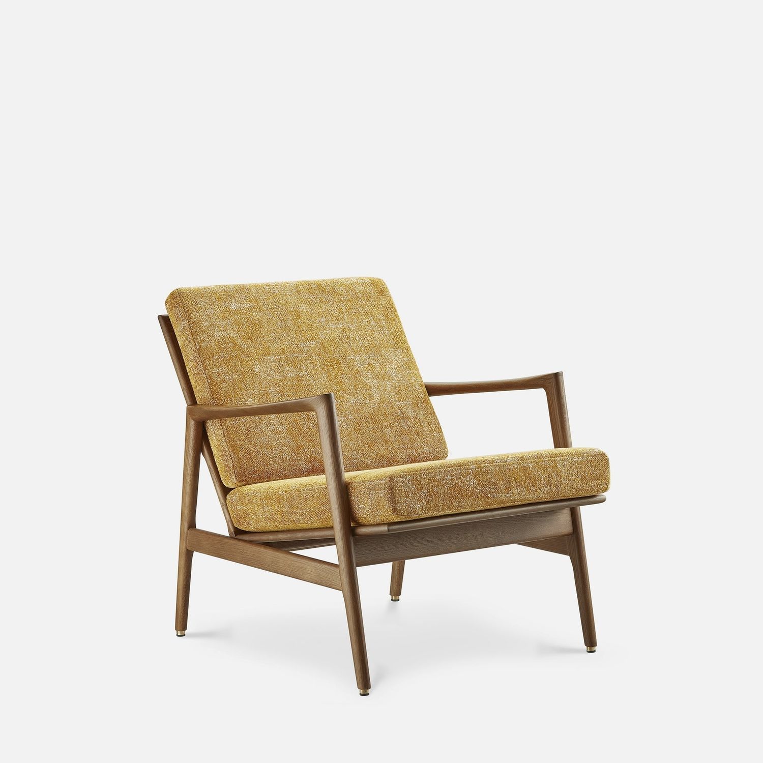 Contemporary lounge chair - STEFAN - 366 Concept - textile / leather / foam