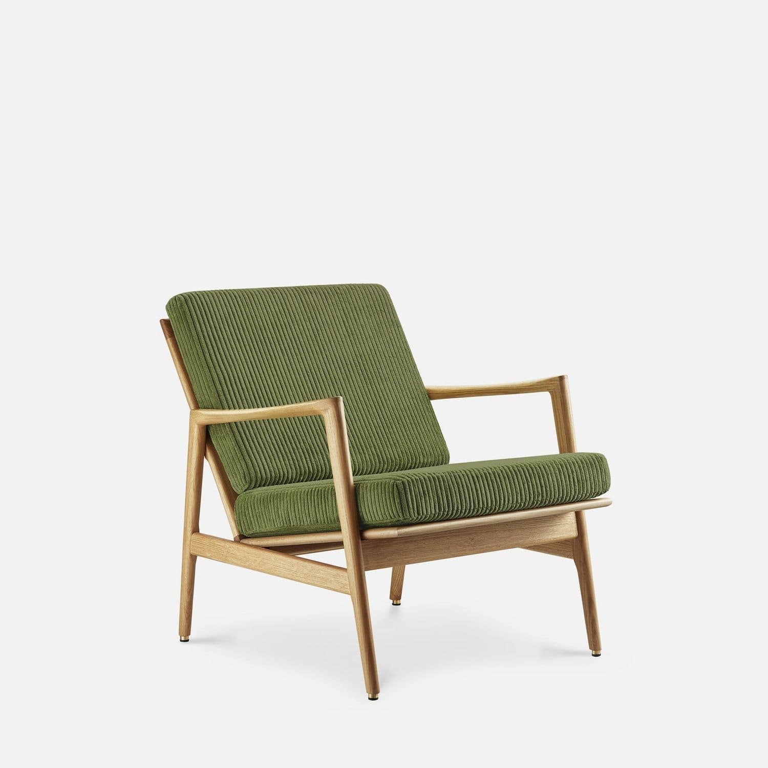 Contemporary lounge chair - STEFAN - 366 Concept - textile / leather / foam