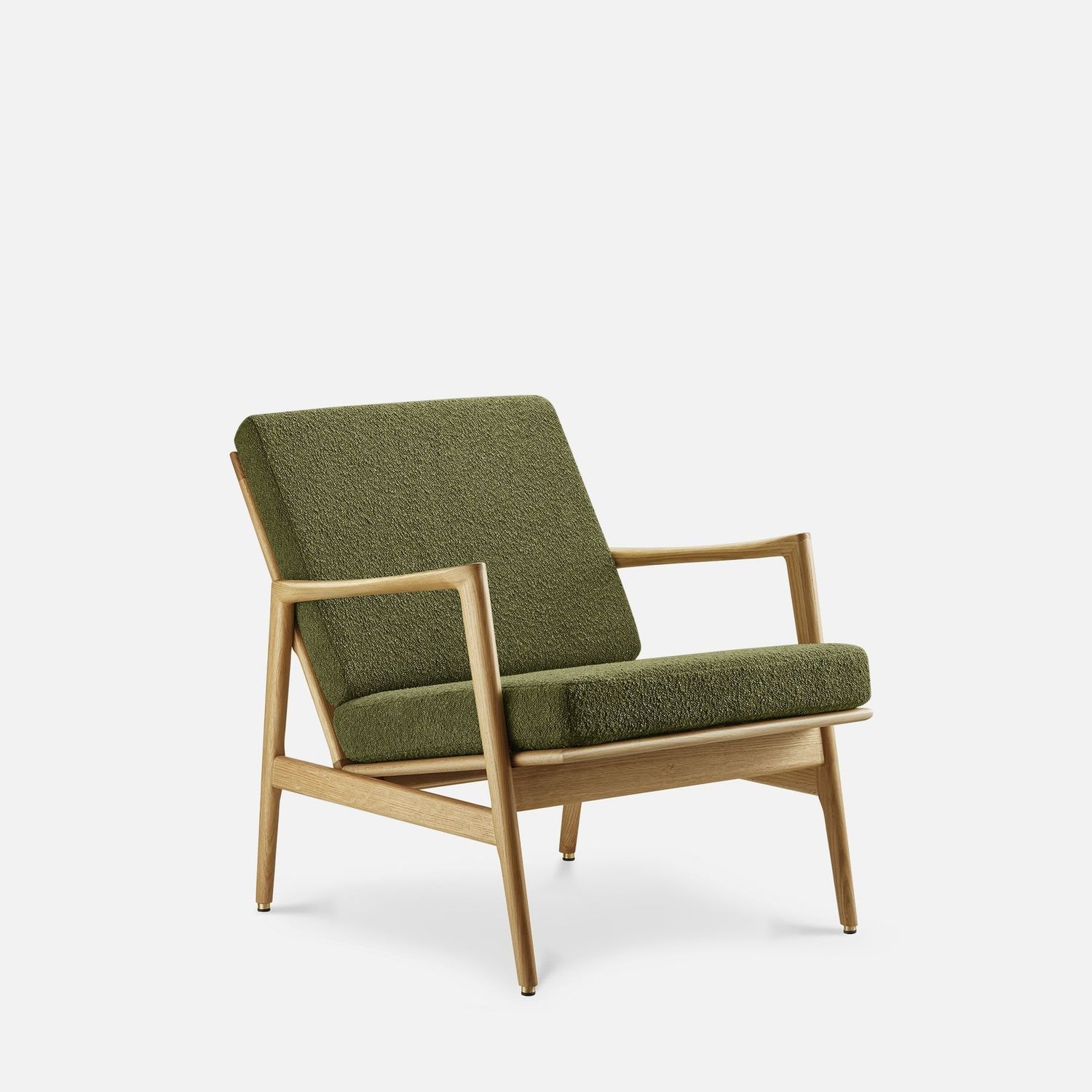 Contemporary lounge chair - STEFAN - 366 Concept - textile / leather / foam