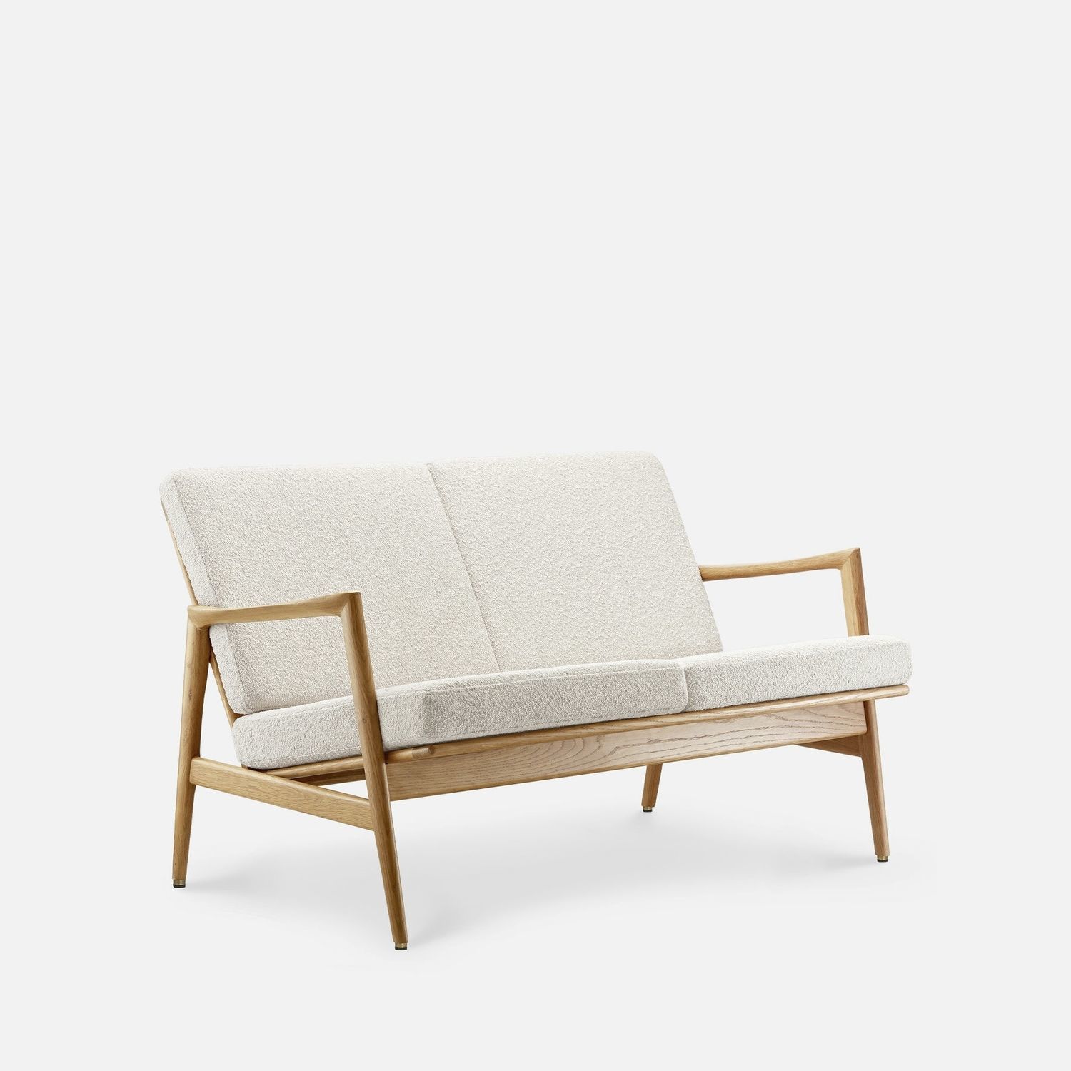 Contemporary sofa - STEFAN - 366 Concept - white / beige / viscose