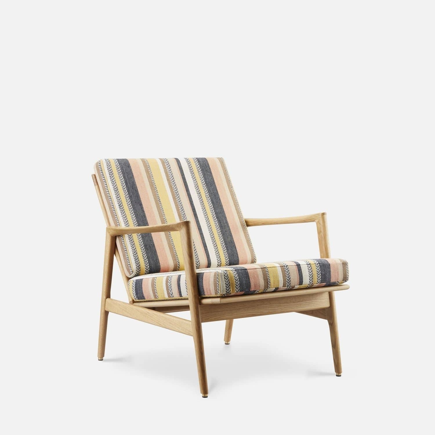 Contemporary lounge chair - STEFAN - 366 Concept - textile / leather / foam