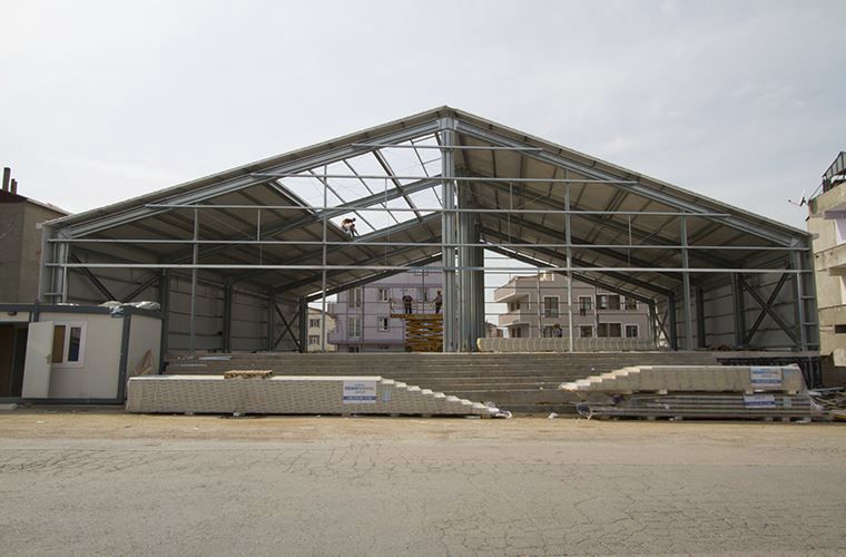 Precast warehouse - MIPASAN - APEC Smart Steel Structures - galvanised ...