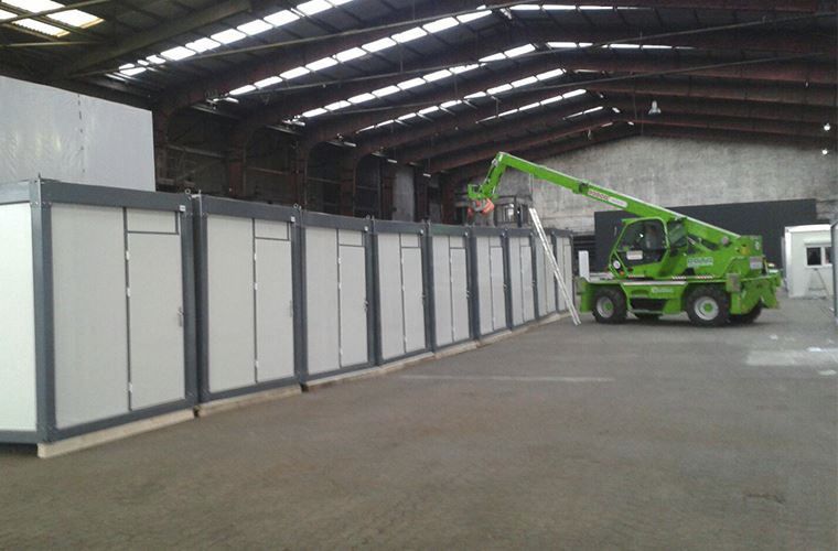 Container building - APEC Smart Steel Structures - steel / steel ...