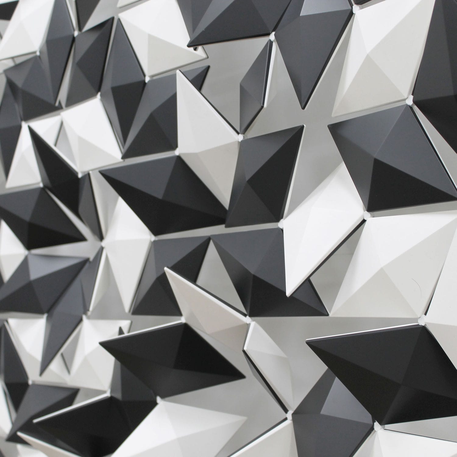 Home office room divider - Facet color combination White / Graphite ...