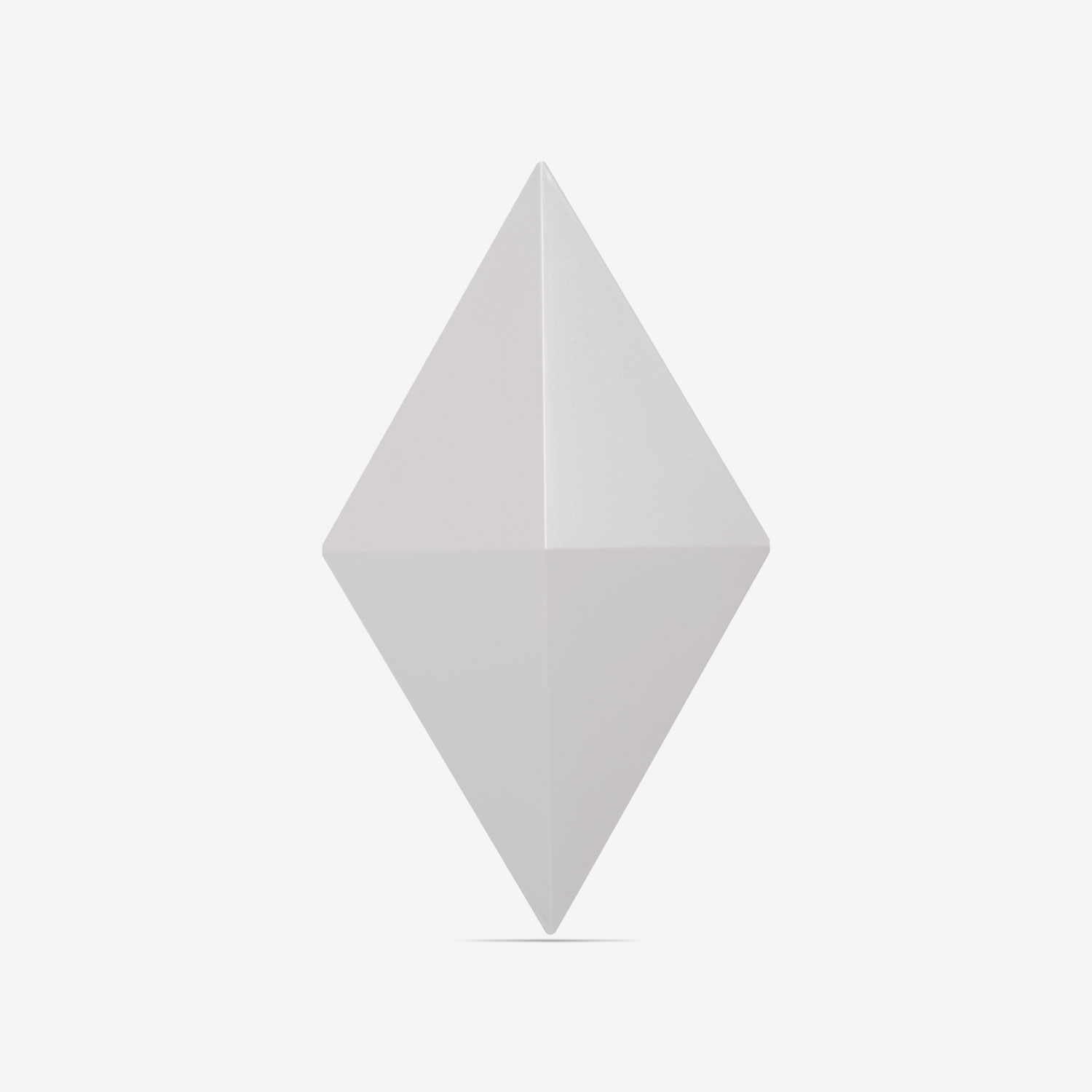 Plastic room divider - Facet color Pearl Gray - Bloomming - aluminum ...