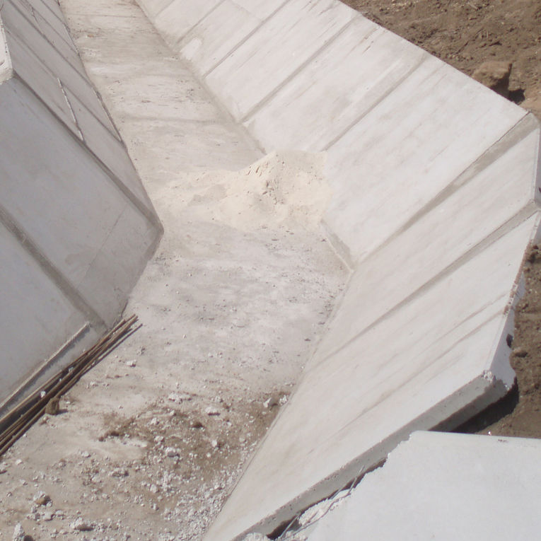 Concrete channel - TRAPEZOIDAL - Farcimar - irrigation / rainwater