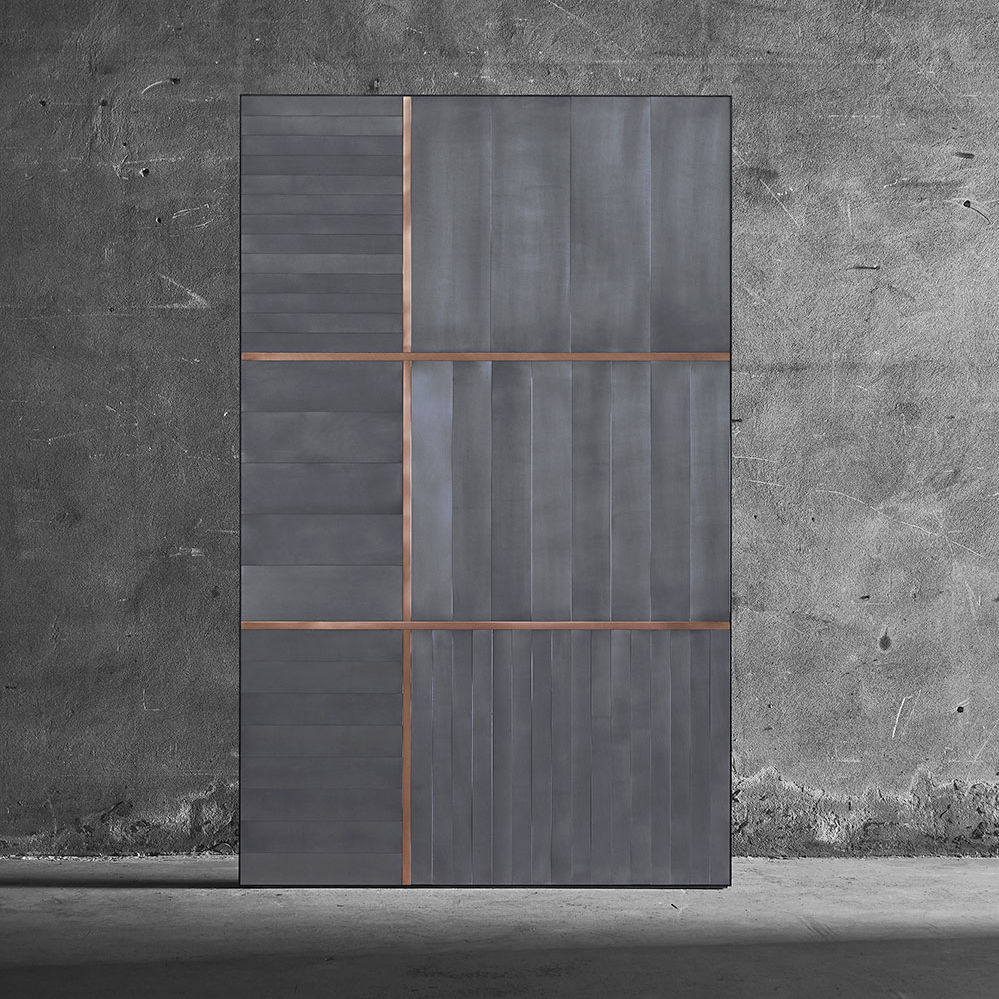 Iron wall cladding - ALBERS - MINGARDO - indoor / free-standing ...
