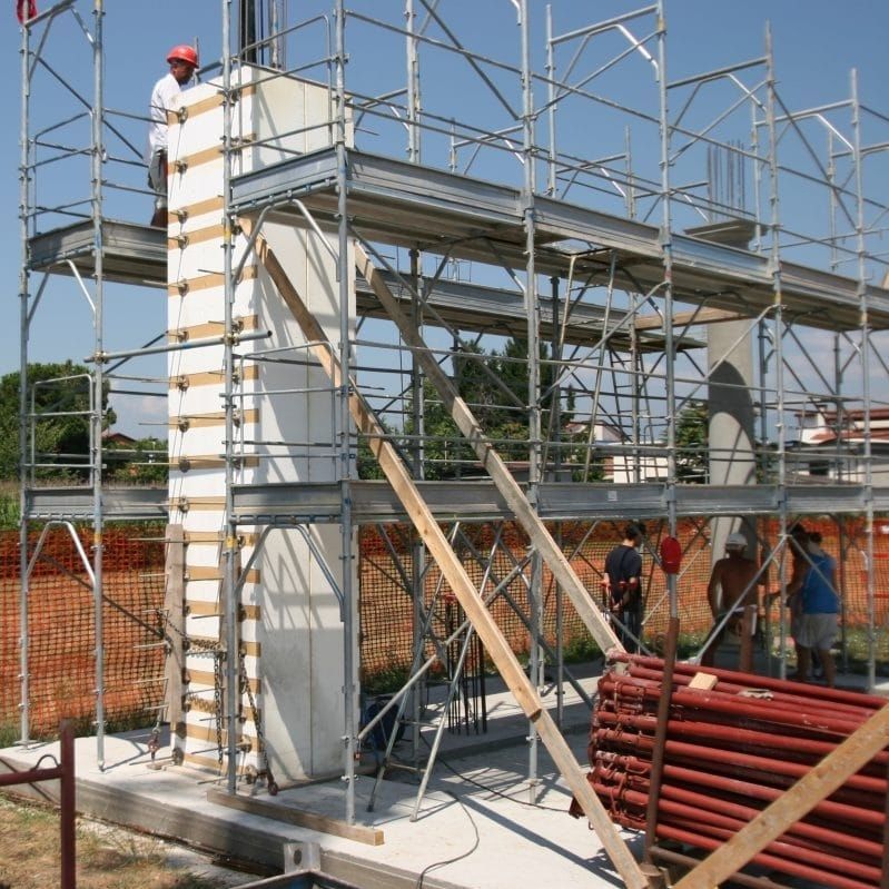 Modular formwork - TOPFINISH - Arbloc srl - reusable / polystyrene / column