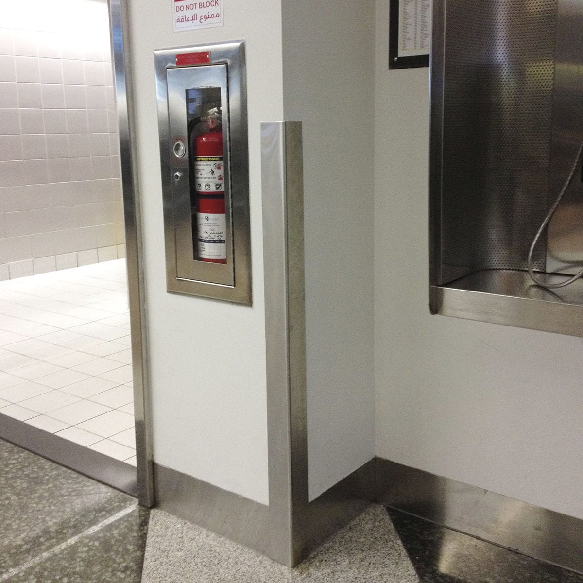 Stainless steel wall protection - CG50S-75S-100S - ARFEN - corner