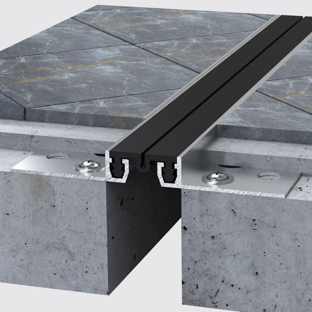 Aluminum expansion joint - AR 100-030 - ARFEN - for flooring / for tile ...