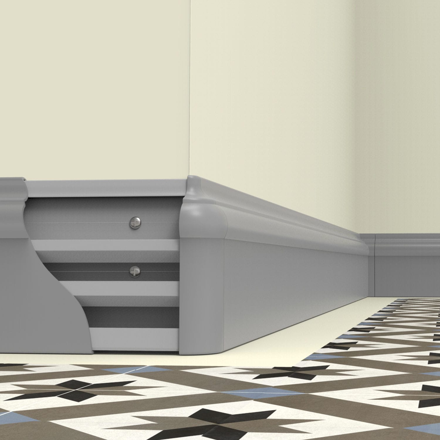 PVC skirting - DC101 - ARFEN - for electrical wiring